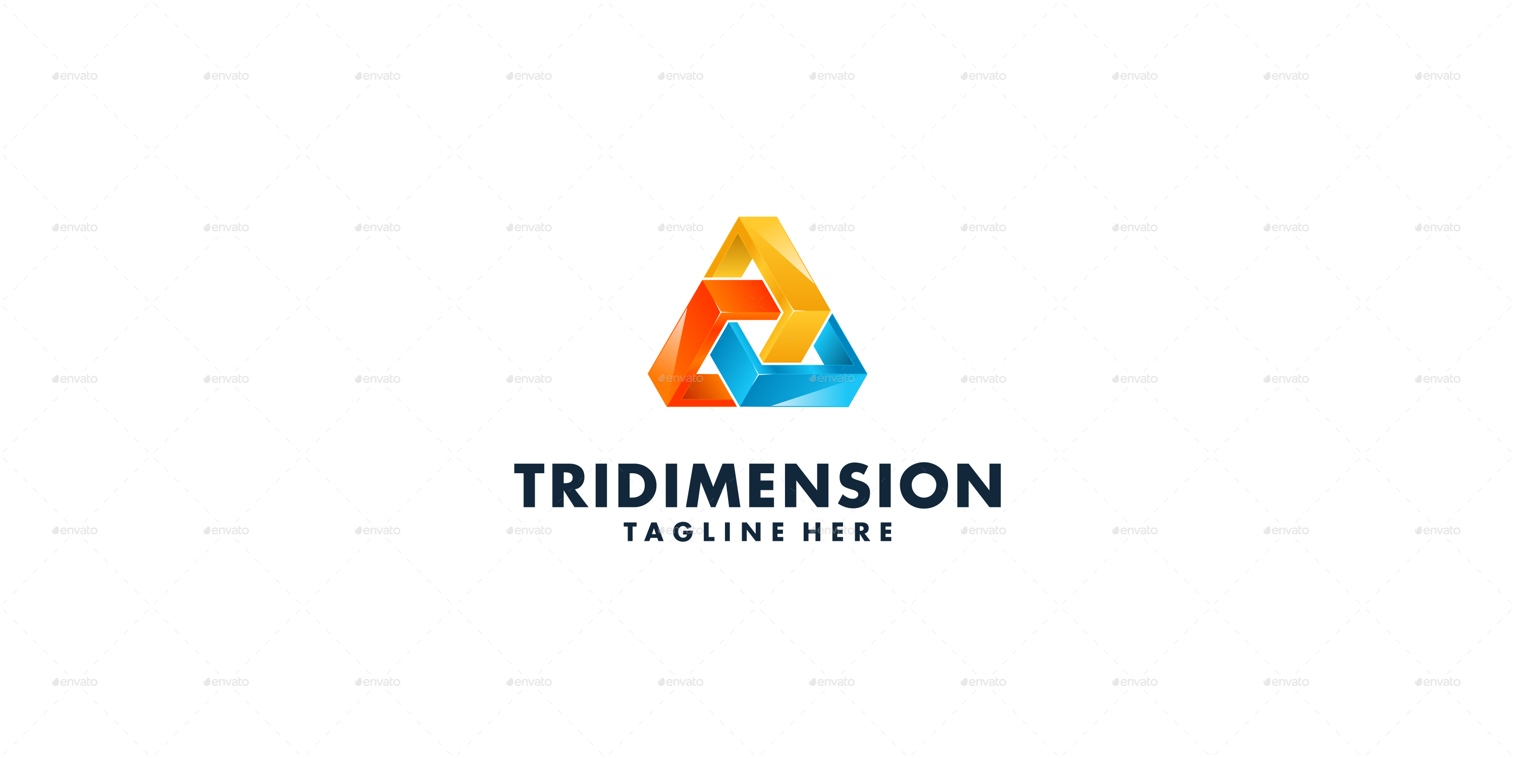 Tridimension Logo Template, Logo Templates | GraphicRiver