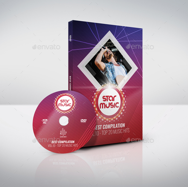 Music DVD Cover and Label Template by OWPictures | GraphicRiver