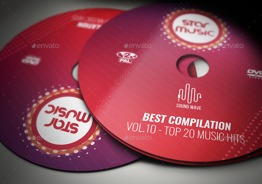 Music DVD Cover and Label Template, Print Templates | GraphicRiver