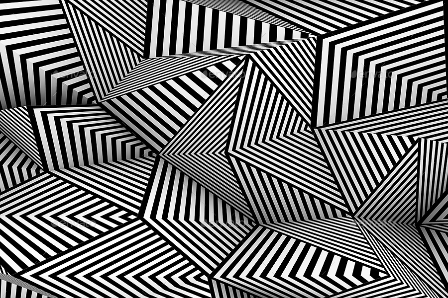 3D Striped Polygon Backgrounds, Graphics | GraphicRiver