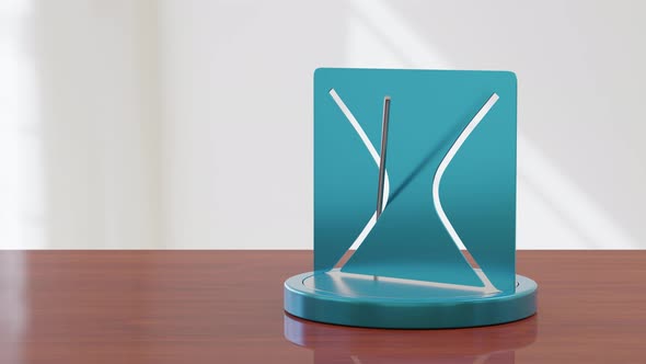 Hyperbolic model toy spinning. Satisfying video. Looped 3d animation ...