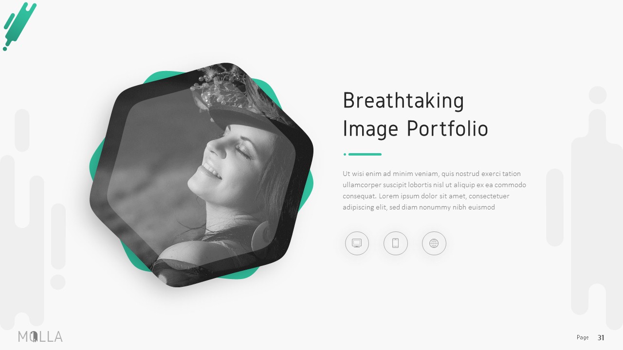 Molla - Creative Powerpoint Template, Presentation Templates | GraphicRiver