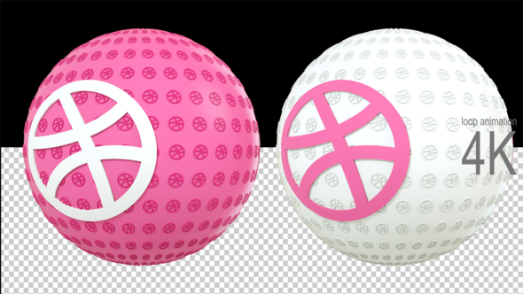 Dribbble 3D Loop, Motion Graphics | VideoHive