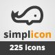 225 Minimalistic Vector Icons, Icons | GraphicRiver