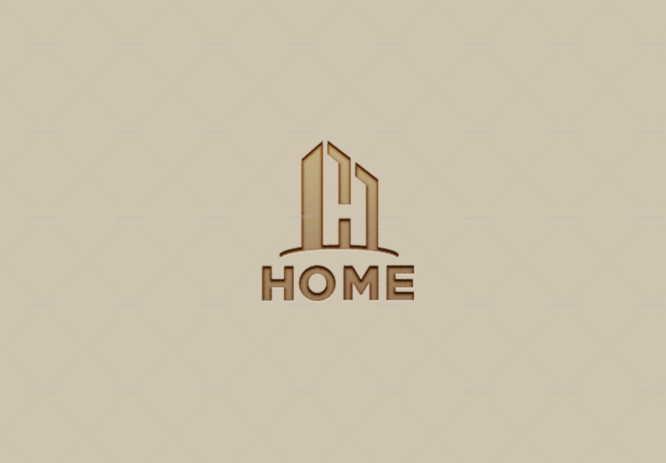 H Logo-Home, Logo Templates | GraphicRiver