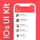 iOS UI Essentials| UI Kit for iOS App| Minimal iOS Screen Pack| iOS UI ...