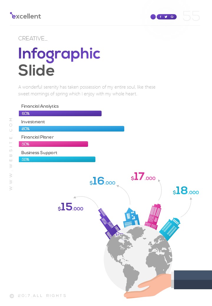 Excellent Portrait A4 PowerPoint Presentation Template by BrandEarth