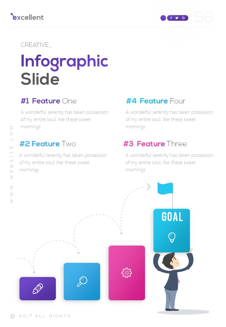 Excellent Portrait A4 PowerPoint Presentation Template by BrandEarth