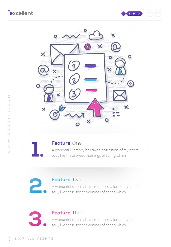 Excellent Portrait A4 PowerPoint Presentation Template by BrandEarth