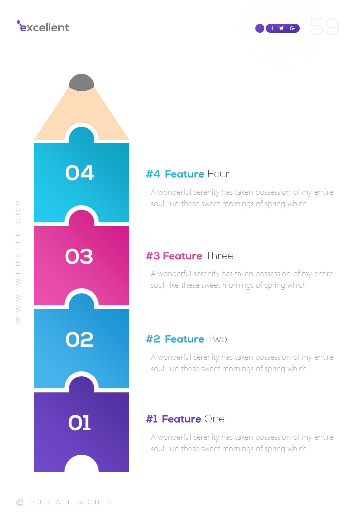 Excellent Portrait A4 PowerPoint Presentation Template by BrandEarth