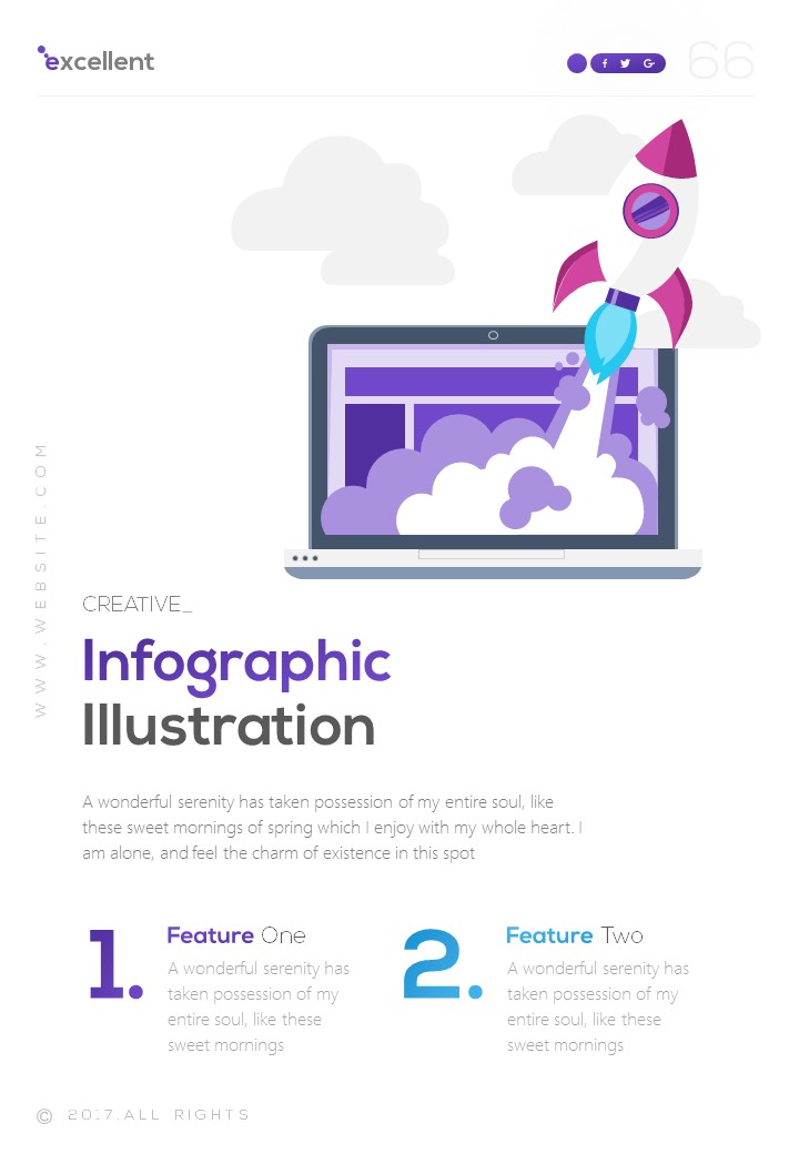 Excellent Portrait A4 PowerPoint Presentation Template by BrandEarth