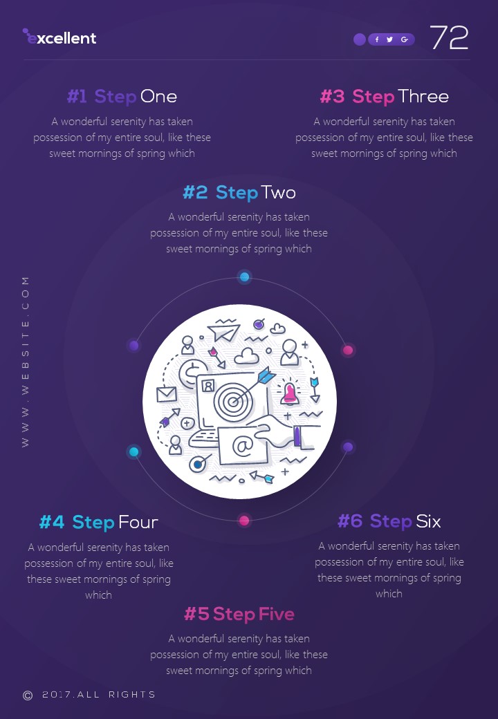 Excellent Portrait A4 PowerPoint Presentation Template by BrandEarth