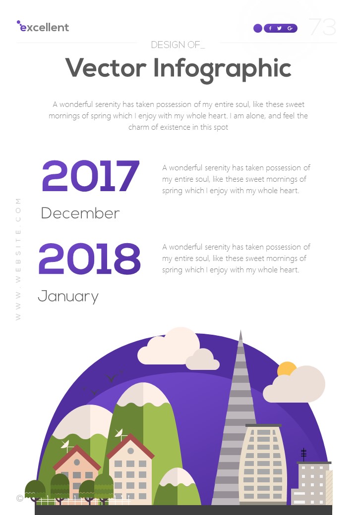 Excellent Portrait A4 PowerPoint Presentation Template by BrandEarth