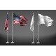 Vector Realistic Clipart with Damaged Dirty Flags, Vectors | GraphicRiver