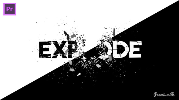 Explode Essential Graphics | Mogrt, Premiere Pro Templates | VideoHive