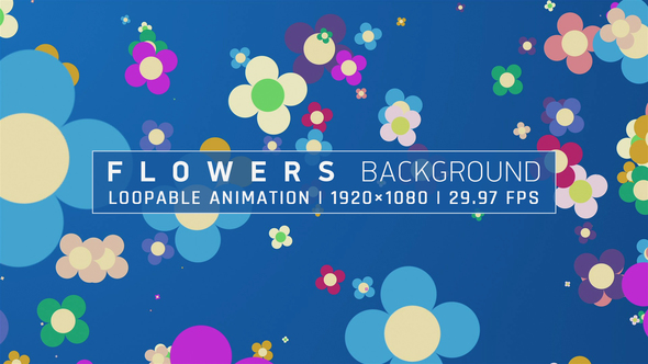 Flowers Background, Motion Graphics | VideoHive