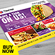 Restaurant Menu - Food Menu Landscape Flyer, Print Templates | GraphicRiver