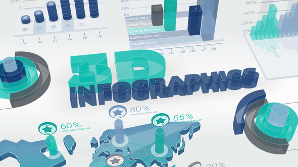3D Graphs And Charts Video Collection, Motion Graphics | VideoHive