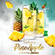 Pineapple Cocktail Drink Flyer, Print Templates | GraphicRiver