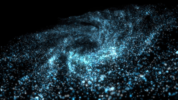 Galaxy Particles Background, Motion Graphics | VideoHive