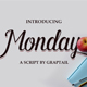 Monday Script, Fonts | GraphicRiver
