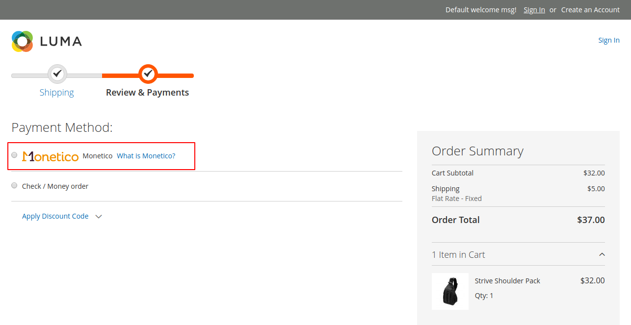 Monetico Payment Gateway Magento 2 Extension by elsnertechnologies