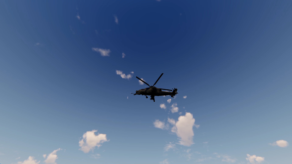 Military Helicopter Apache, Motion Graphics | VideoHive