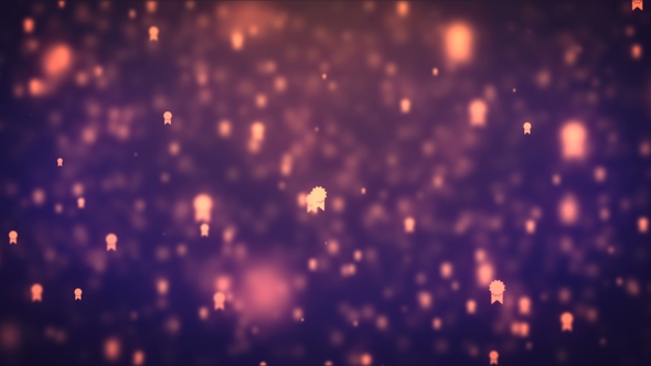 Modern Moving Orange Award Icons, Motion Graphics | VideoHive