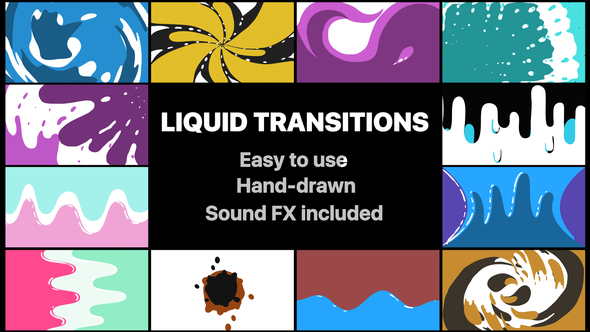 Liquid Motion Transitions Pack | Motion Graphics Pack, Motion Graphics