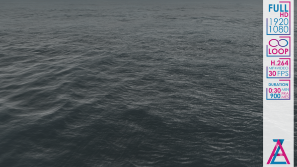 Gray Waves in the Ocean, Motion Graphics | VideoHive