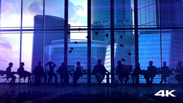 Office Staff And Their Leader, Motion Graphics | VideoHive