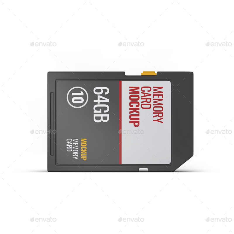 Memory Card Mock-Up, Graphics | GraphicRiver