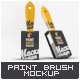Paint Brush Mock-Up, Graphics | GraphicRiver