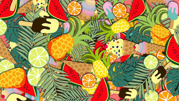 Summer Background, Motion Graphics | VideoHive