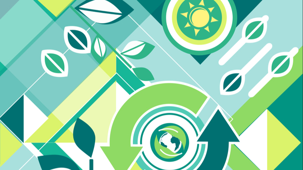 Shape Ecology Loop Background, Motion Graphics | VideoHive
