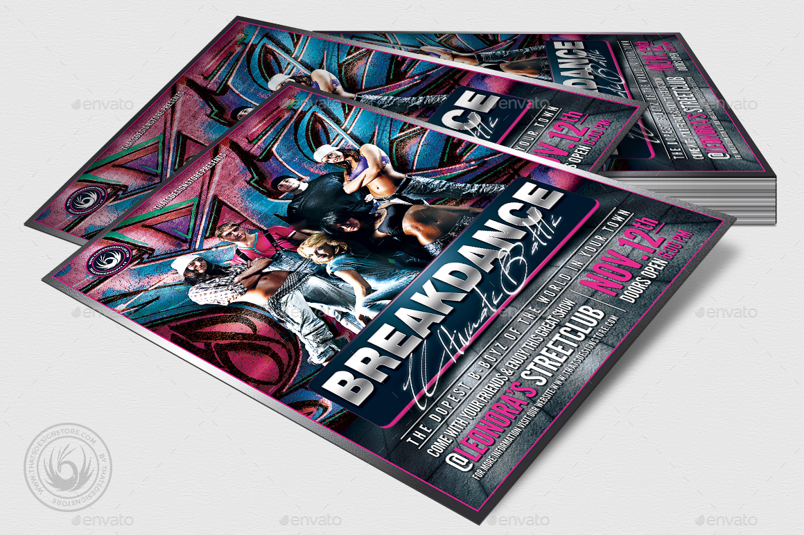 Breakdance Battle Flyer Template V3, Print Templates | GraphicRiver