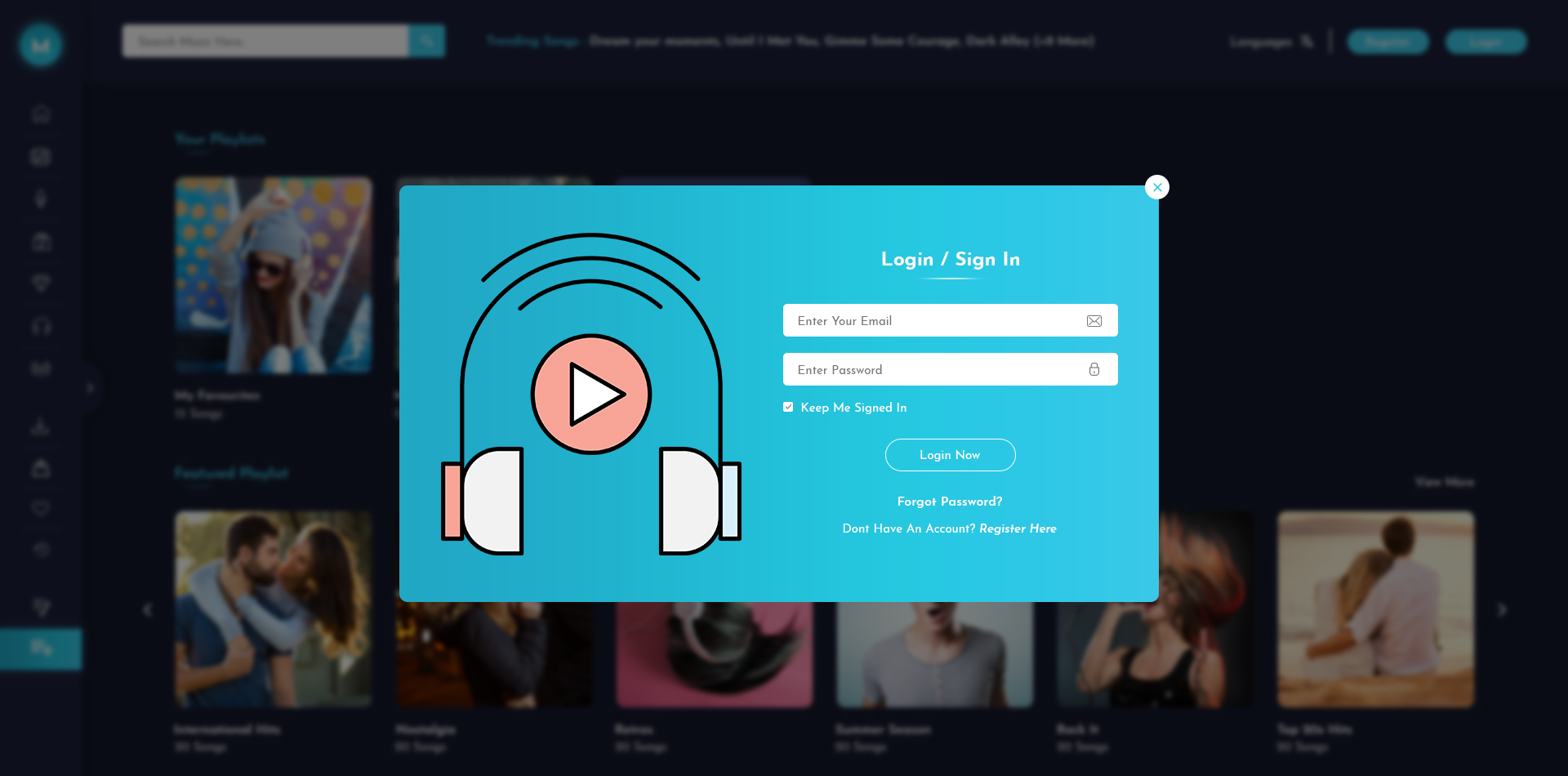 Miraculous - Music Station PSD Template by kamleshyadav | ThemeForest