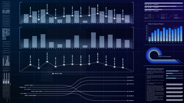 Business Infographic Screen Display, Motion Graphics | VideoHive