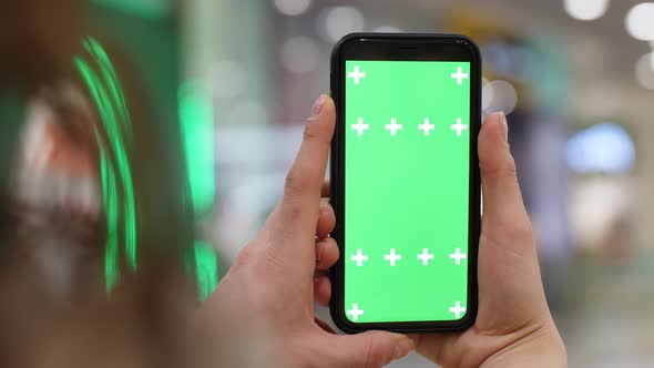 Smartphone on a Blurred Background, Stock Footage | VideoHive