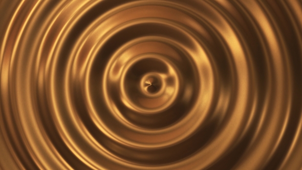 Abstract Loop Ripple Gold 3d Wave, Motion Graphics | VideoHive