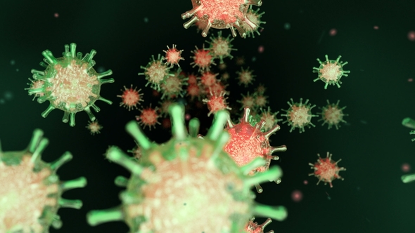 Moving Virus Cells in a Medical Test Tube, Motion Graphics | VideoHive