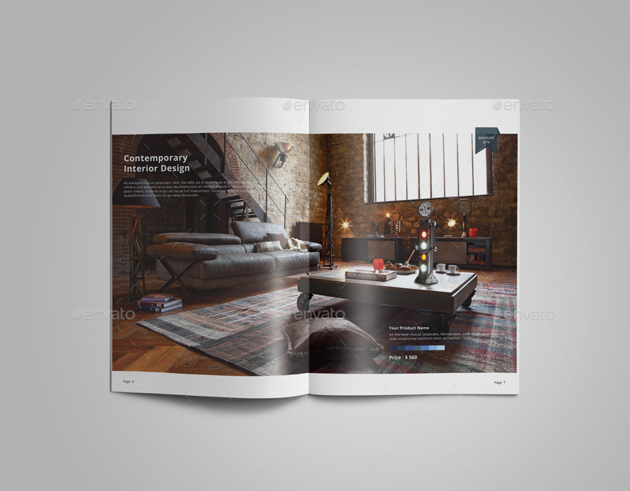 A5 Multipurpose Catalogs / Brochure Template, Print Templates ...