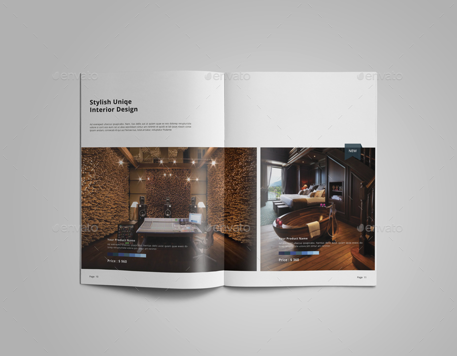 A5 Multipurpose Catalogs / Brochure Template, Print Templates ...