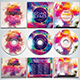 Colorful CD/DVD Album Covers Bundle Vol. 10, Print Templates | GraphicRiver