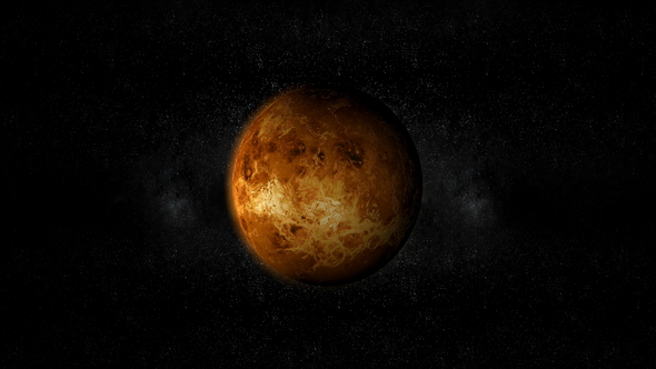 Venus Planet in the Outer Space, Motion Graphics | VideoHive