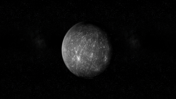 Mercury Planet in the Outer Space, Motion Graphics | VideoHive