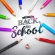 Back to School Design with Colorful Pencils, Vectors | GraphicRiver