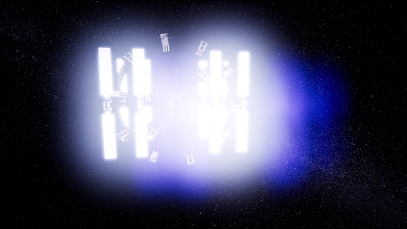 Spaceship Travelling Through the Universe, Motion Graphics | VideoHive