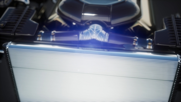 Detailed Car Engine and Other Parts, Motion Graphics | VideoHive