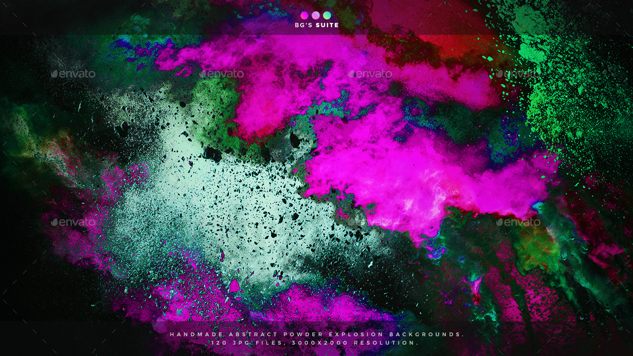 Powder Explosion Backgrounds, Graphics | GraphicRiver